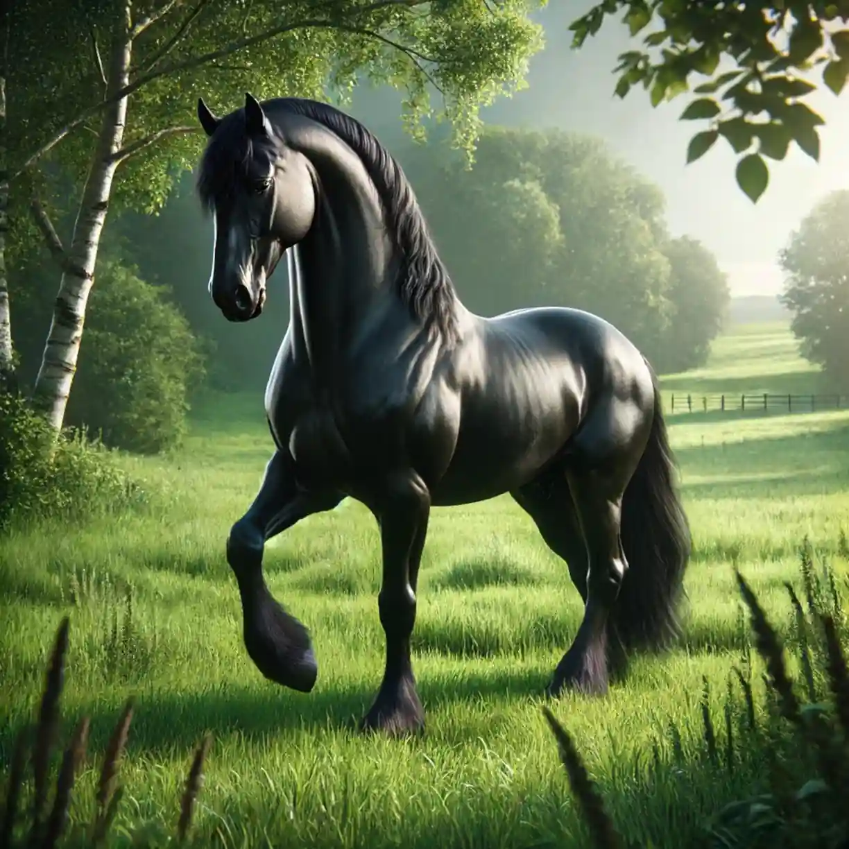 O Corcel Negro: A Majestosa Beleza e História do Cavalo